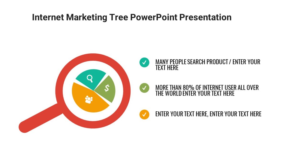 Internet Marketing Tree PowerPoint Presentation : 100% Editable PPTx