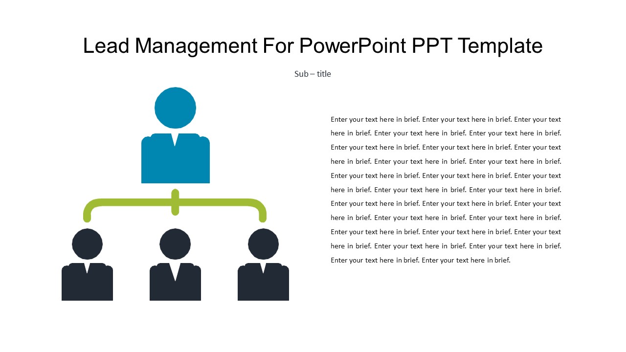Lead Management For PowerPoint PPT Template - PPTUniverse