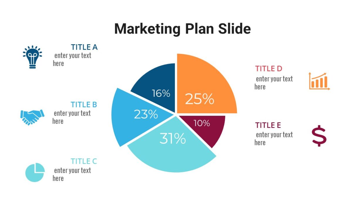 Marketing Plan Slide : 100% Editable PPTx