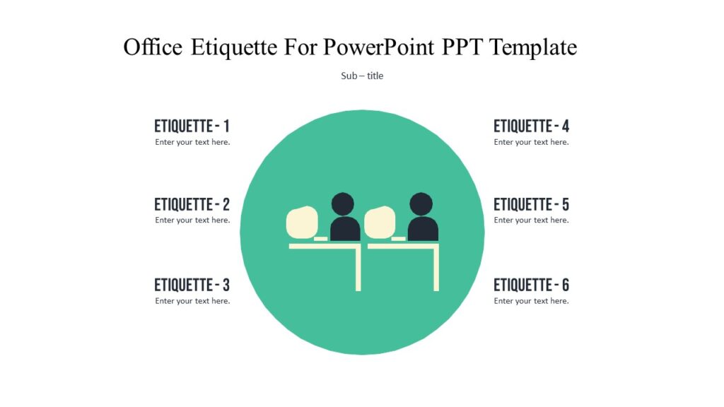 Office Etiquette For PowerPoint PPT Template - PPTUniverse