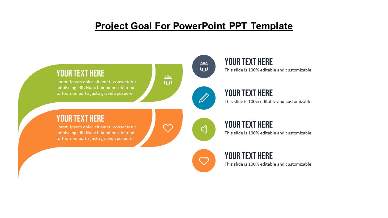 Project Goal For PowerPoint PPT Template - PPTUniverse