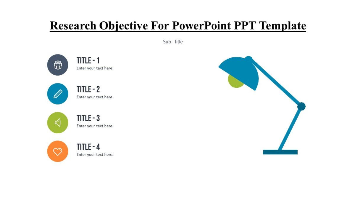 Research Objective For PowerPoint PPT Template - PPTUniverse