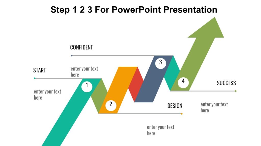 Step 1 2 3 For PowerPoint Presentation - PPTUniverse