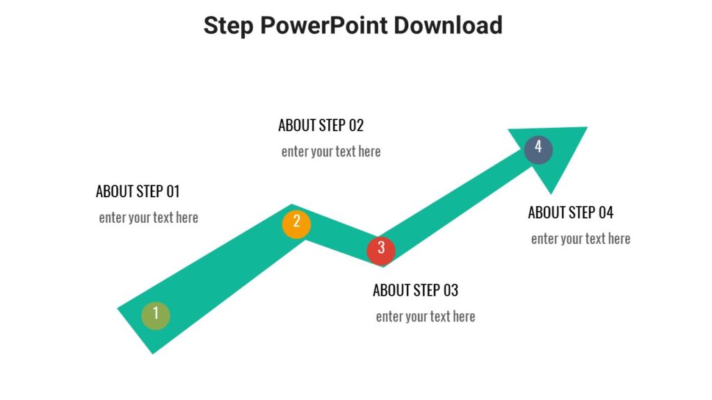 Step PowerPoint Download : 100% Editable PPTx