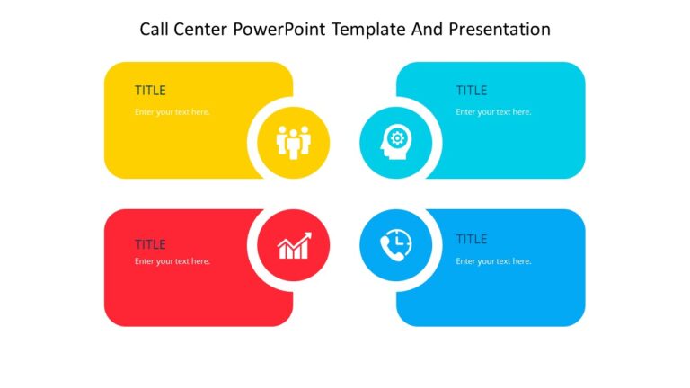 Call Center PowerPoint Template And Presentation : 100% Editable PPTx