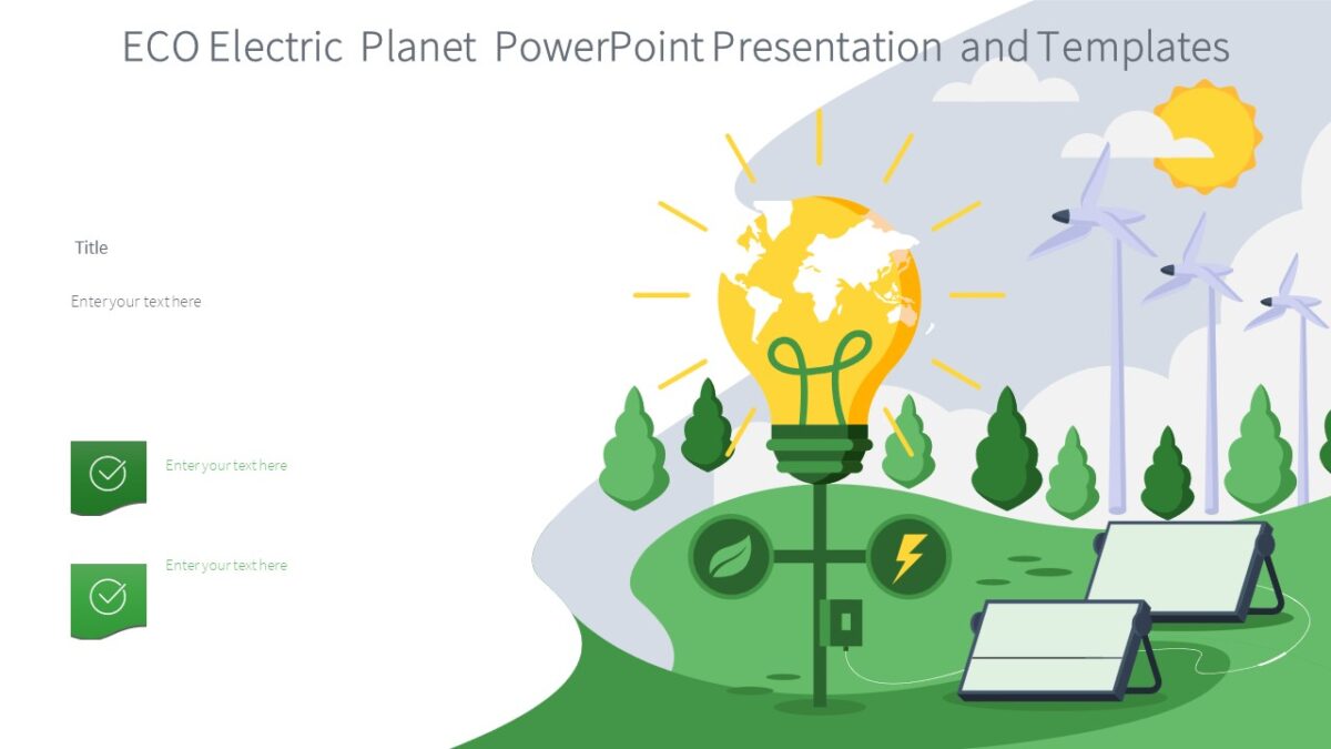 ECO Electric Planet PowerPoint Presentation and Templates - PPTUniverse