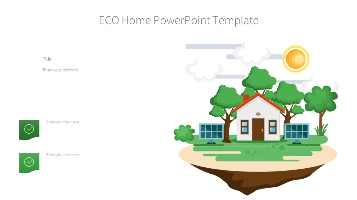 ECO Home PowerPoint Template - PPTUniverse