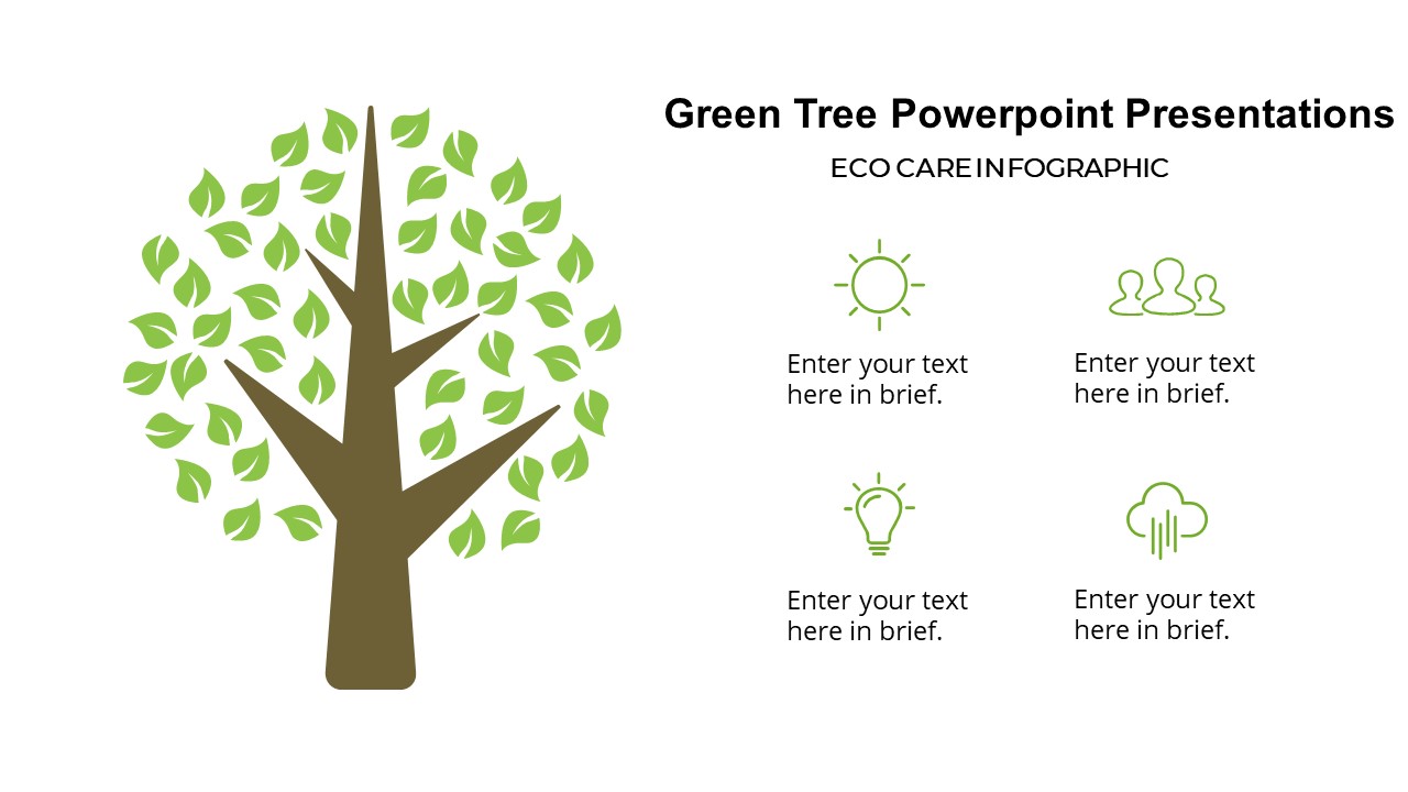 Green Tree Powerpoint Presentations - PPTUniverse
