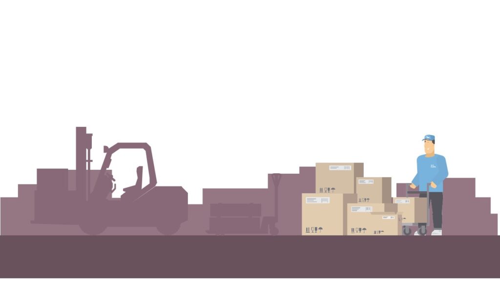 Handling of parcels PowerPoint presentation : 100% Editable PPTx