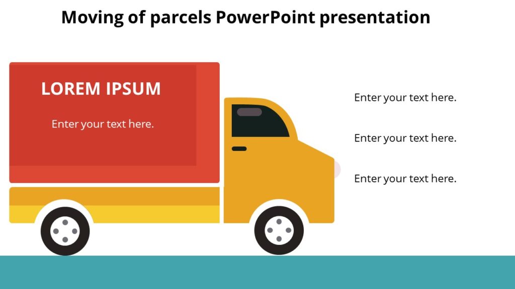 Moving of parcels PowerPoint presentation - PPTUniverse