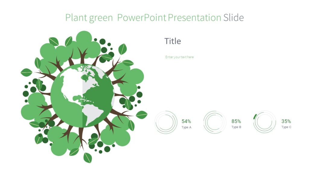 Plant green PowerPoint Presentation Slide - PPTUniverse