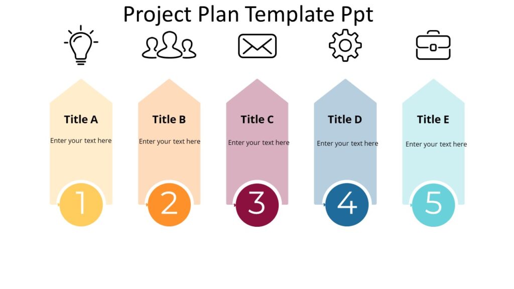 Project Plan Template Ppt : 100% Editable PPTx