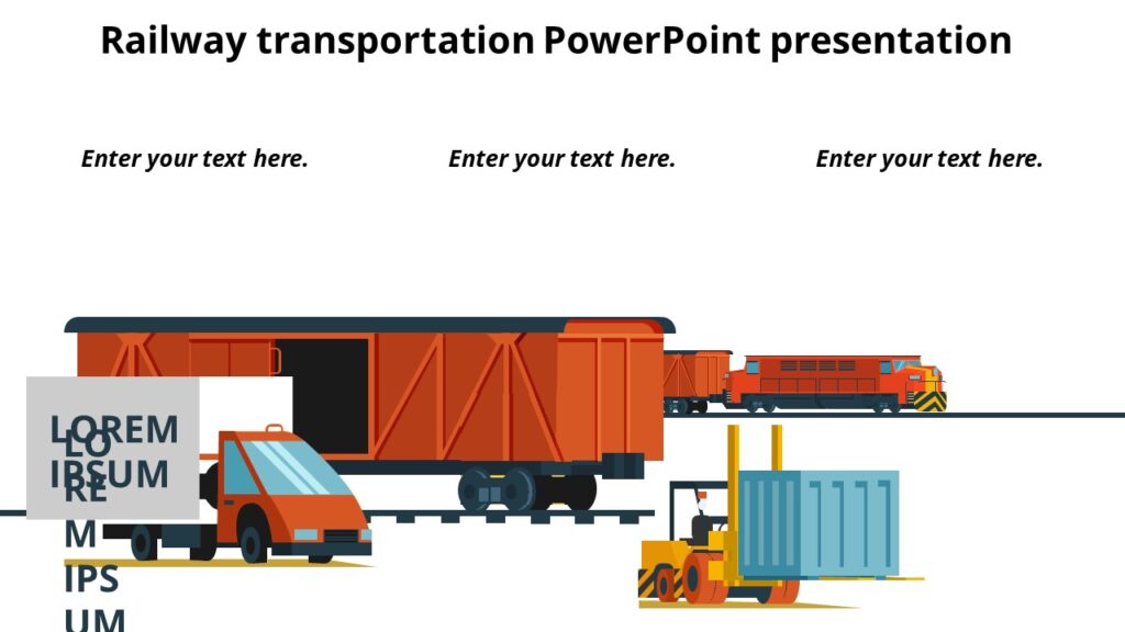 Railway transportation PowerPoint presentation - PPTUniverse