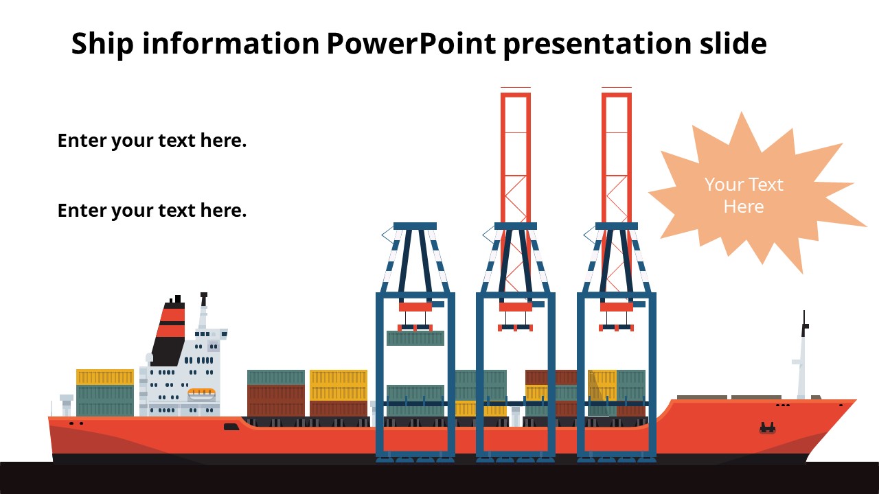Ship Information Powerpoint Presentation Slide Pptuniverse