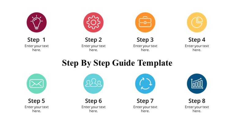 Step By Step Guide Template - PPTUniverse