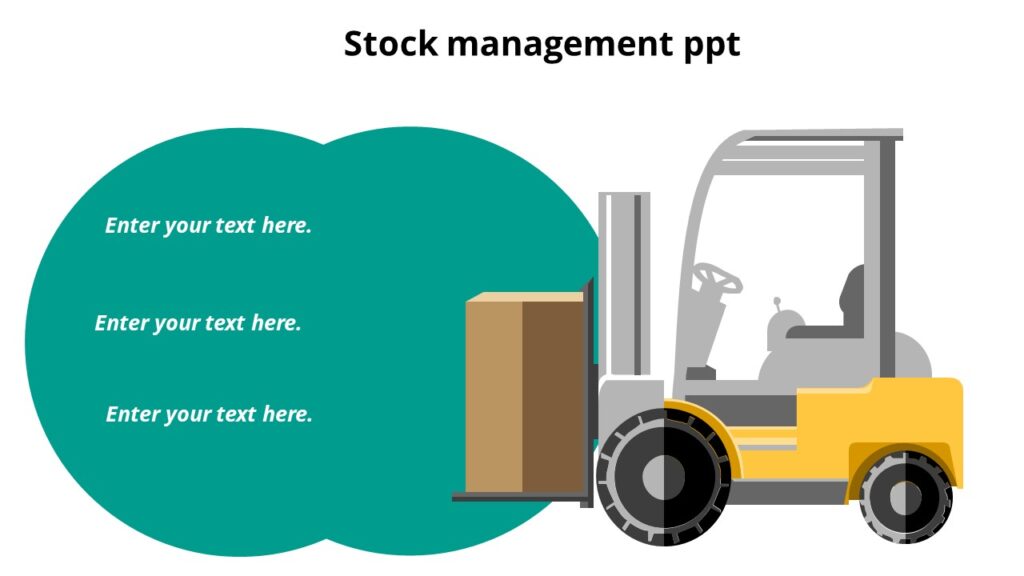 Stock management ppt : 100% Editable PPTx