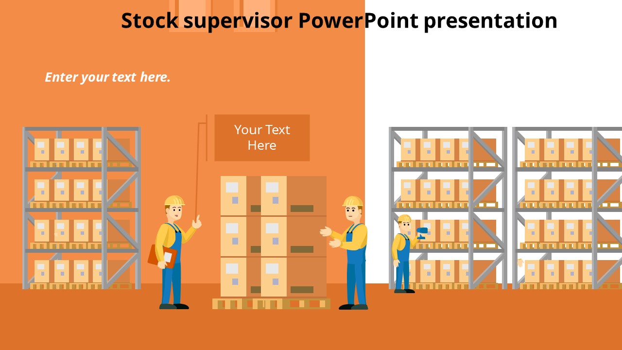 Stock supervisor PowerPoint presentation - PPTUniverse