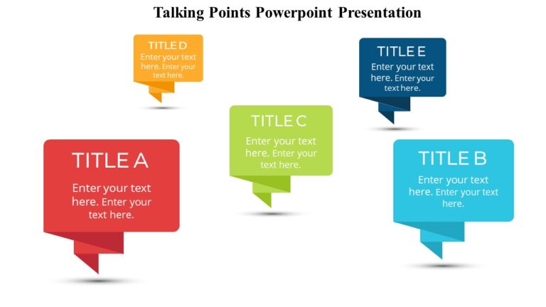 Talking Points Powerpoint Presentation - PPTUniverse