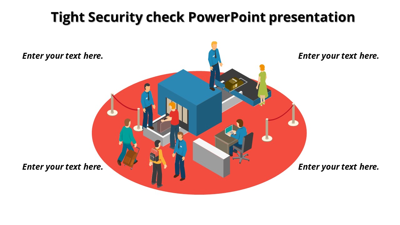 Tight Security check PowerPoint presentation : 100% Editable PPTx