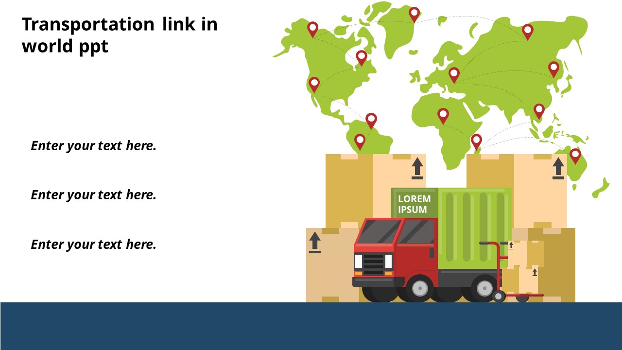 Transportation link in world ppt - PPTUniverse