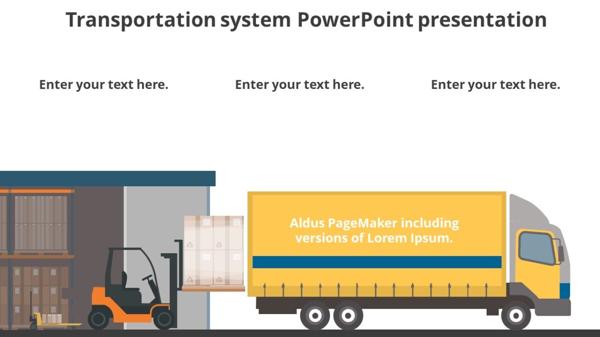 Transportation system PowerPoint presentation - PPTUniverse