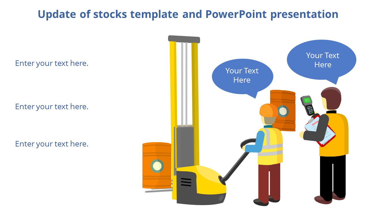 Update of stocks template and PowerPoint presentation - PPTUniverse