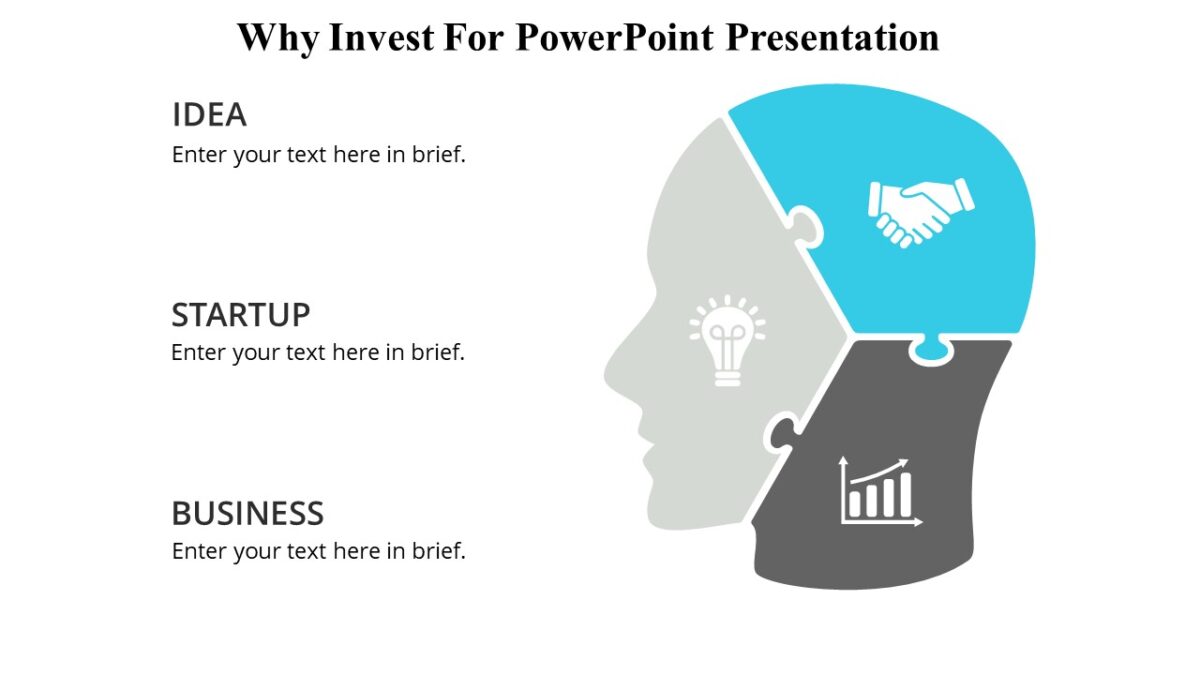 Why Invest For PowerPoint Presentation : 100% Editable PPTx