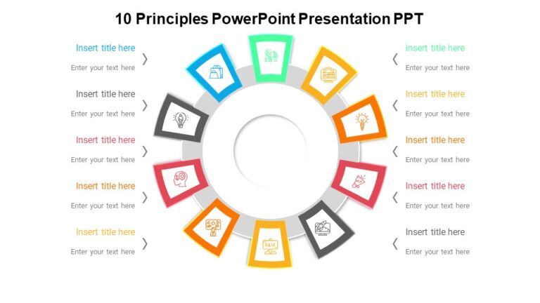 10 Principles PowerPoint Presentation PPT : 100% Editable PPTx