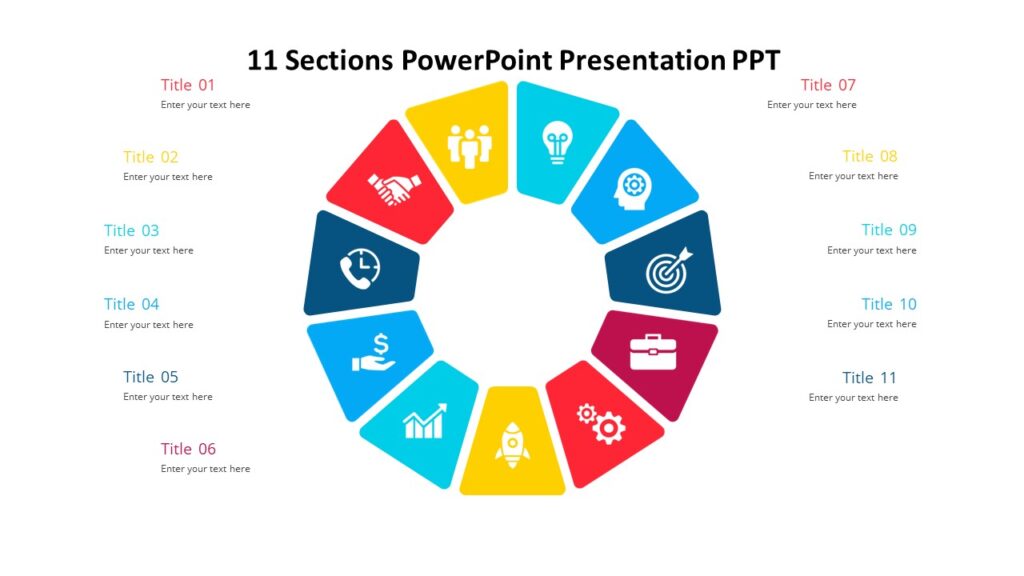 11 Sections PowerPoint Presentation PPT - PPTUniverse