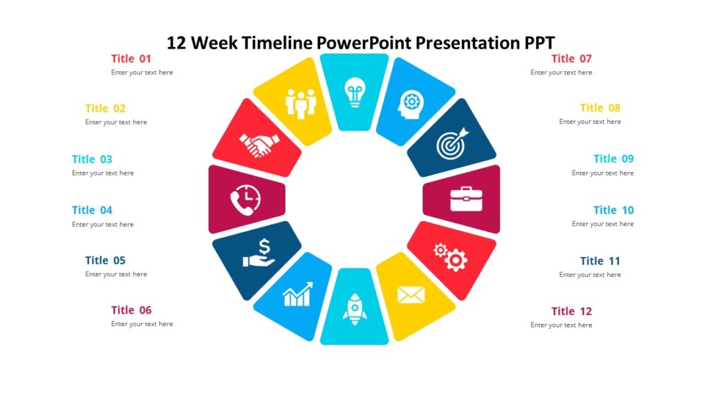 12 Week Timeline PowerPoint Presentation PPT - PPTUniverse