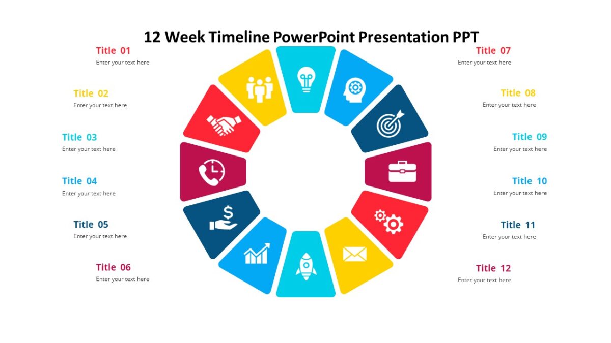 12 Week Timeline PowerPoint Presentation PPT - PPTUniverse