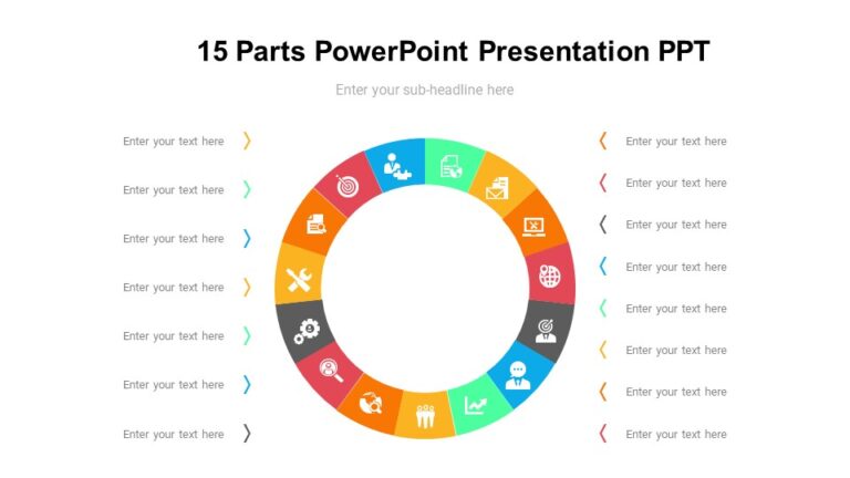 15 Parts Powerpoint Presentation Ppt 100 Editable Pptx