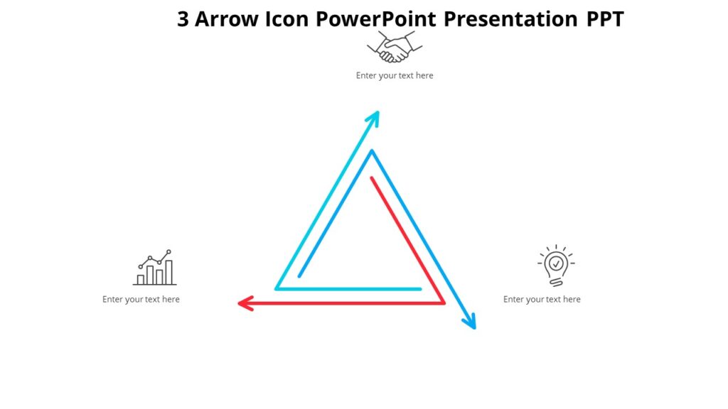 3 Arrow Icon PowerPoint Presentation PPT : 100% Editable PPTx