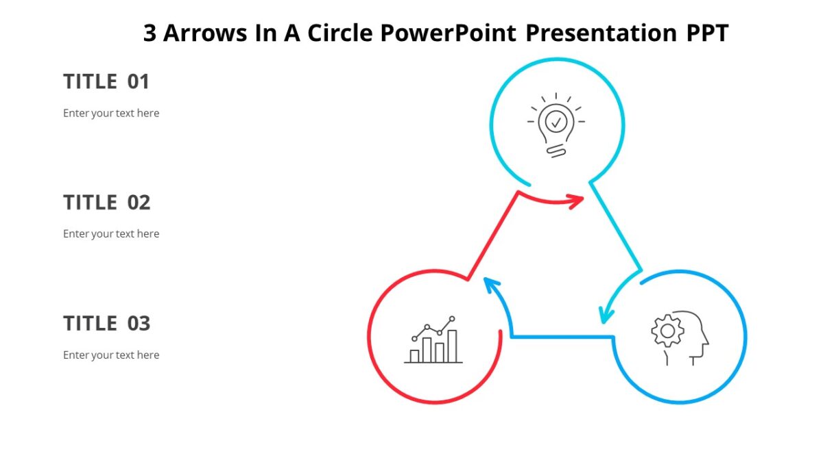 3 Arrows In A Circle PowerPoint Presentation PPT - PPTUniverse