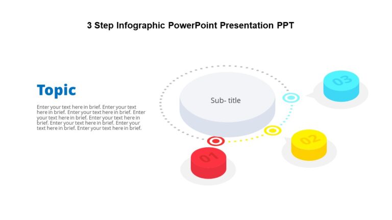 3 Step Infographic PowerPoint Presentation PPT - PPTUniverse