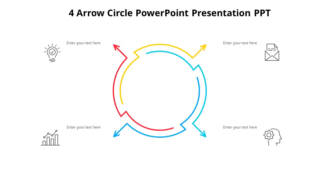 4 Arrow Circle PowerPoint Presentation PPT - PPTUniverse
