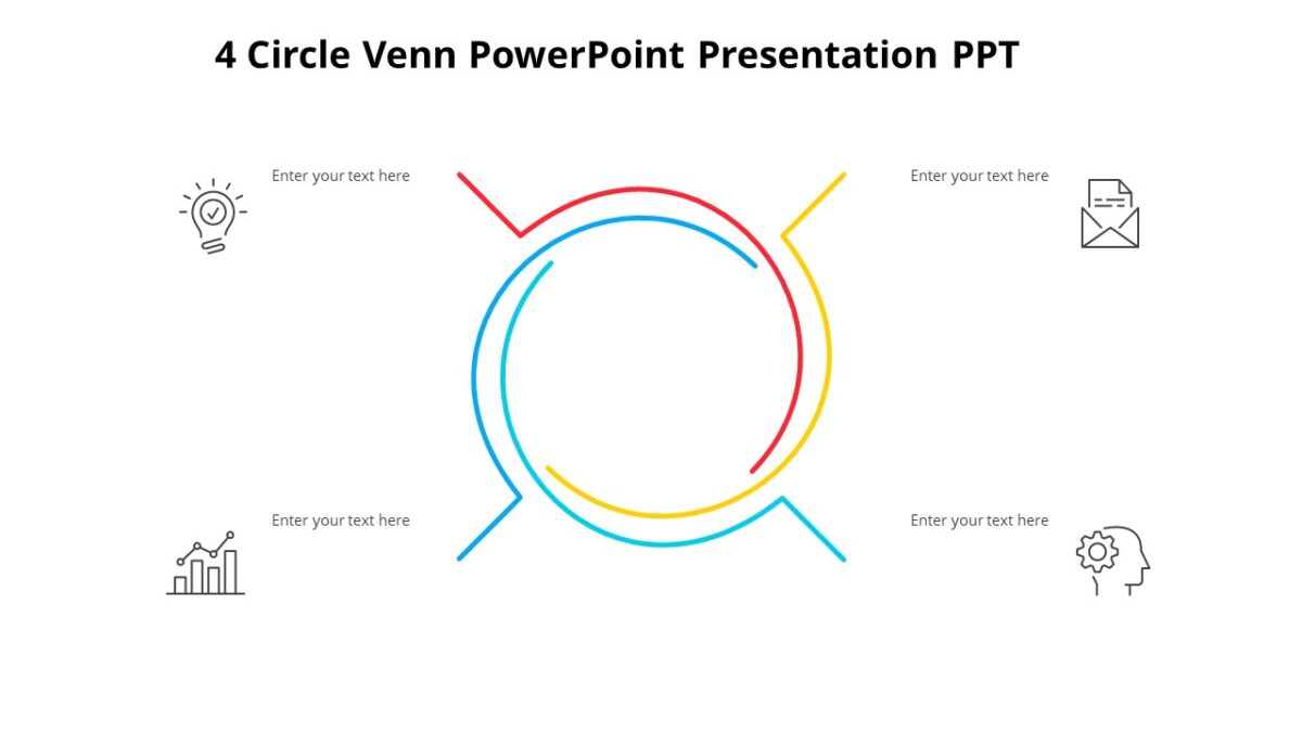 4 Circle Venn PowerPoint Presentation PPT - PPTUniverse