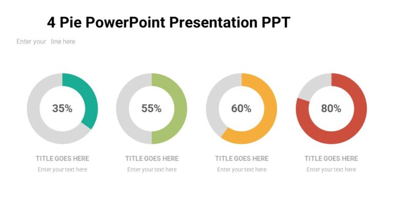 4 Pie PowerPoint Presentation PPT - PPTUniverse