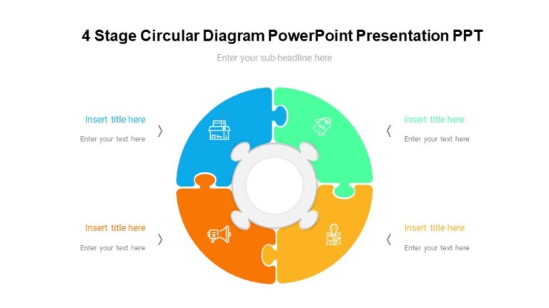 4 Stage Circular Diagram PowerPoint Presentation PPT - PPTUniverse