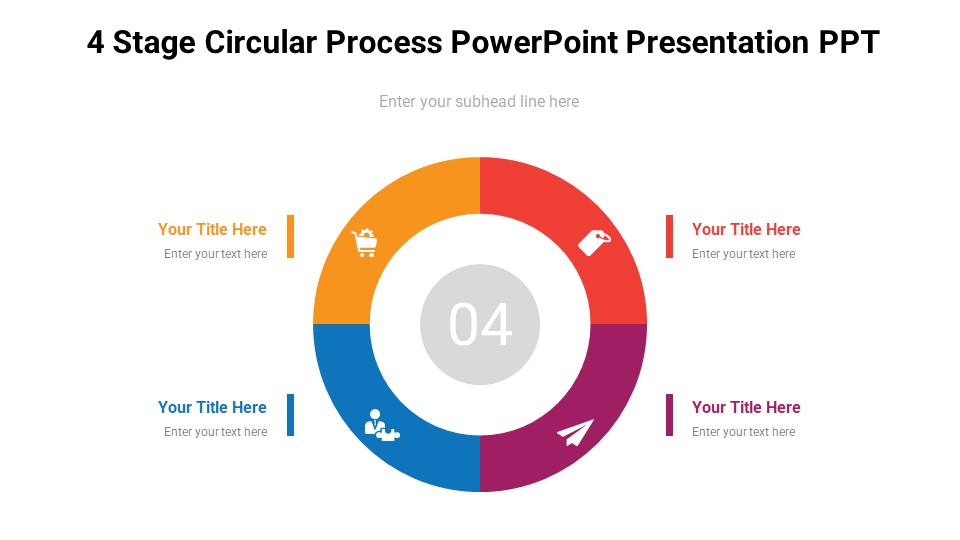 4 Stage Circular Process PowerPoint Presentation PPT - PPTUniverse