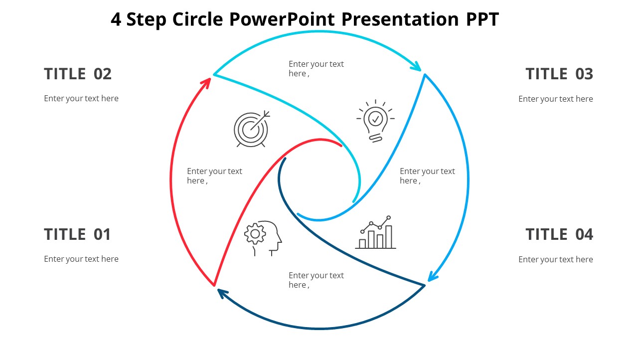 4 Step Circle PowerPoint Presentation PPT - PPTUniverse