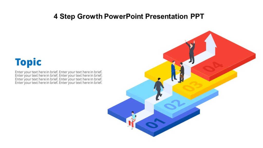 4 Step Growth PowerPoint Presentation PPT - PPTUniverse