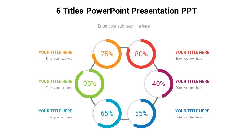 6 Titles PowerPoint Presentation PPT - PPTUniverse