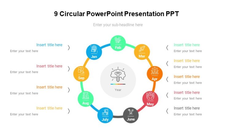 9 Circular PowerPoint Presentation PPT - PPTUniverse
