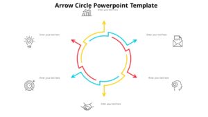 Arrow Circle Powerpoint Template - PPTUniverse