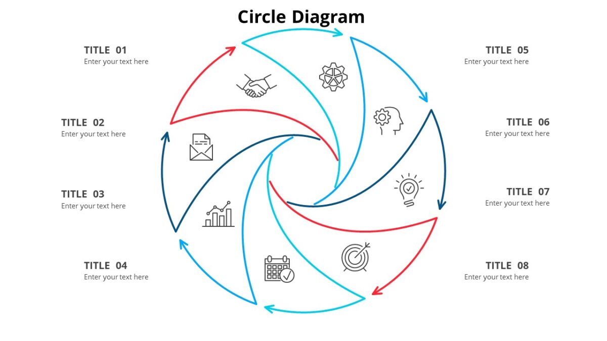 Circle Diagram : 100% Editable PPTx