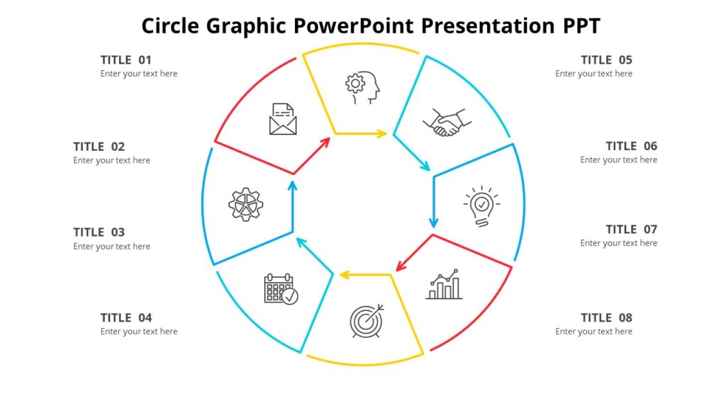 Circle Graphic PowerPoint Presentation PPT : 100% Editable PPTx