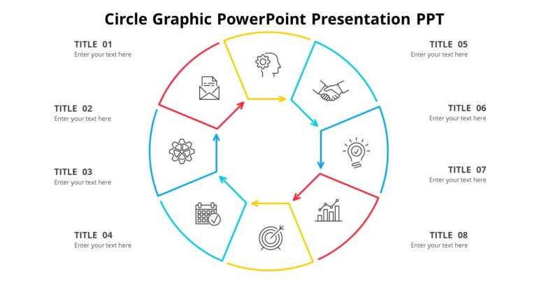 Circle Graphic PowerPoint Presentation PPT : 100% Editable PPTx