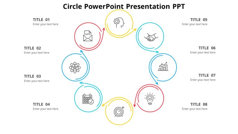 Circle PowerPoint Presentation PPT : 100% Editable PPTx