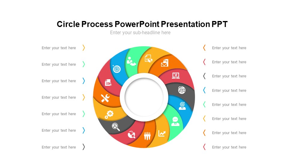 Circle Process PowerPoint Presentation PPT - PPTUniverse